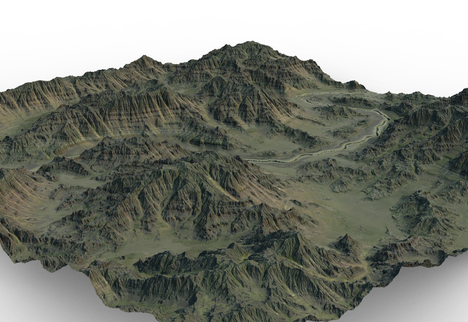 Games Terrain Maps 3D Model - TurboSquid 1493510