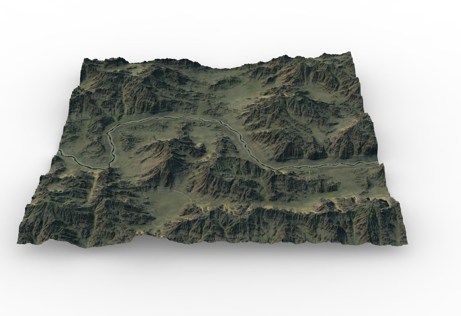 Games Terrain Maps 3D Model - TurboSquid 1493510