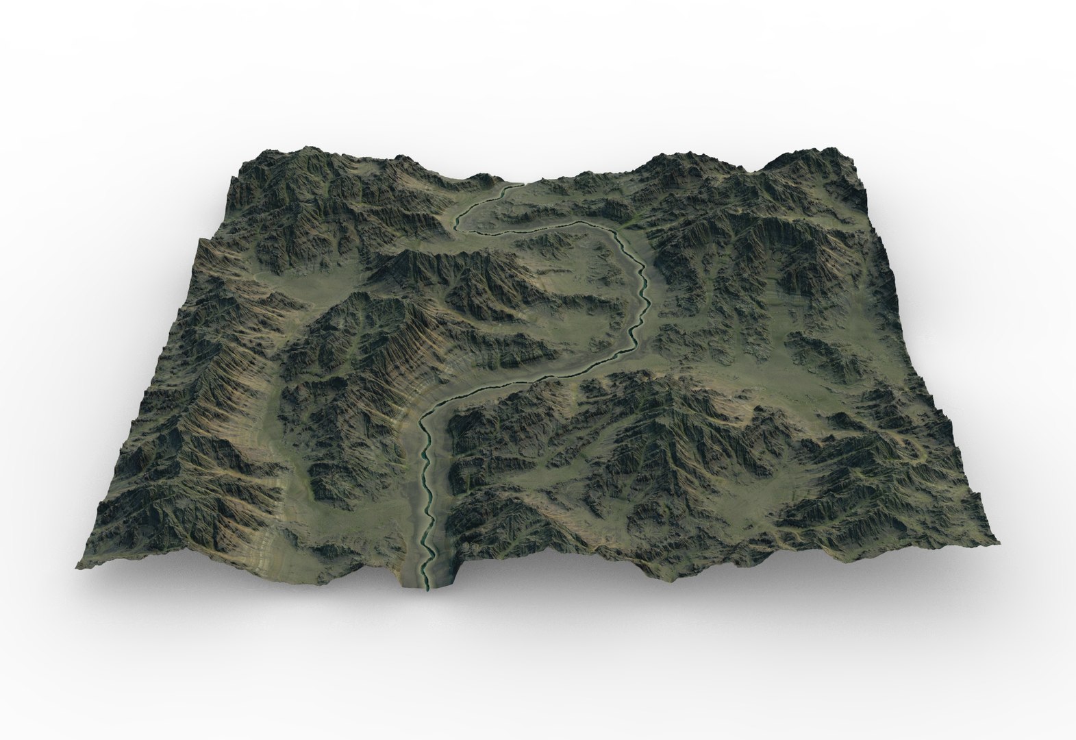 Games Terrain Maps 3D Model - TurboSquid 1493510