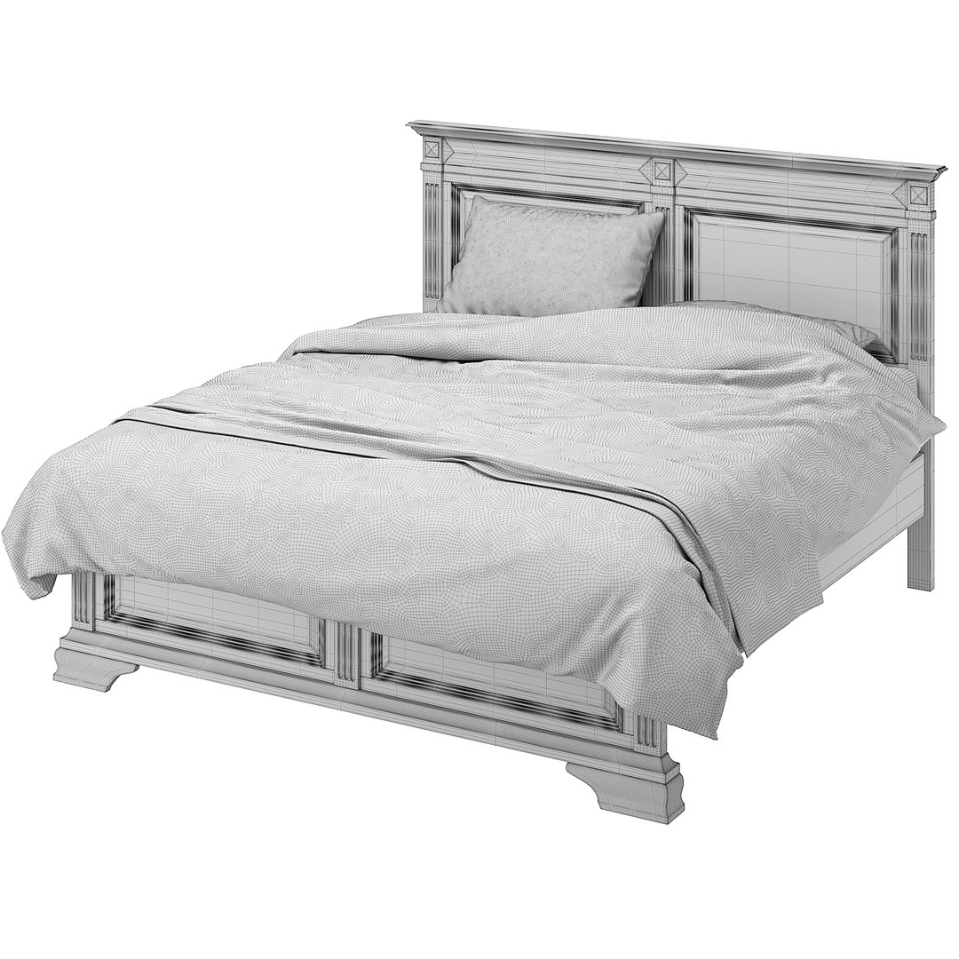 King Bed Model - TurboSquid 1745004