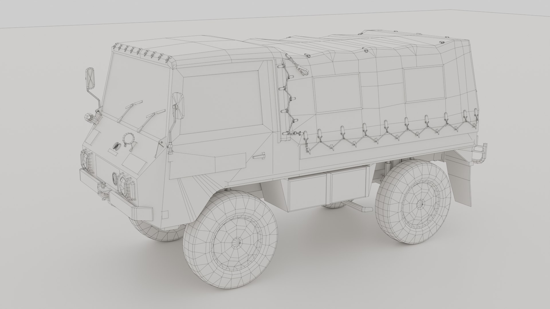 Pinzgauer 4x4 3D Model - TurboSquid 2088243
