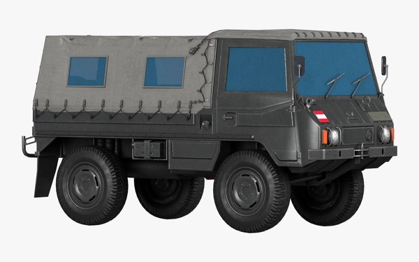 modelo 3d Pinzgauer 4x4 LOD Game Ready Rigged - TurboSquid 2088243