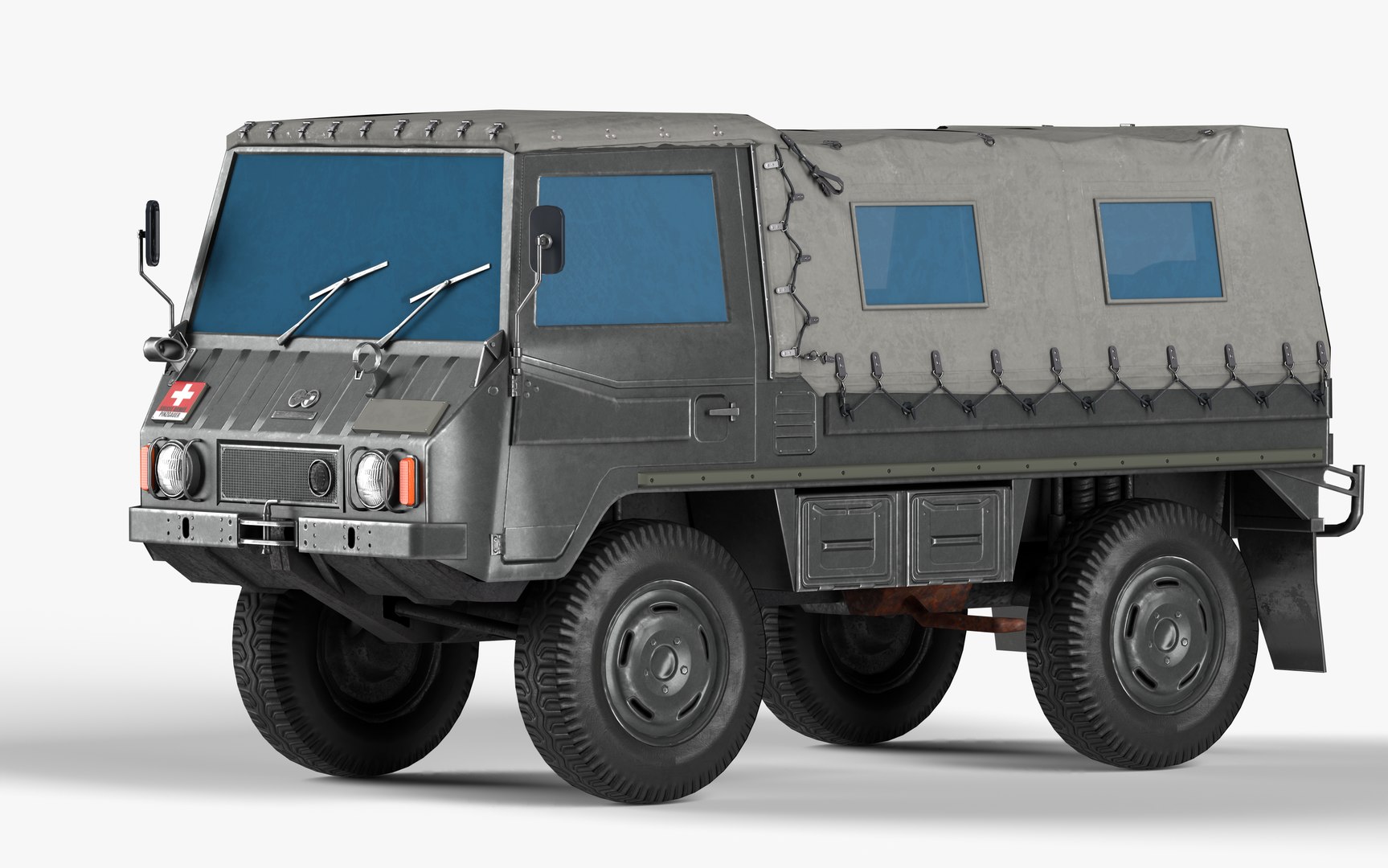 Pinzgauer 4x4 3D Model - TurboSquid 2088243