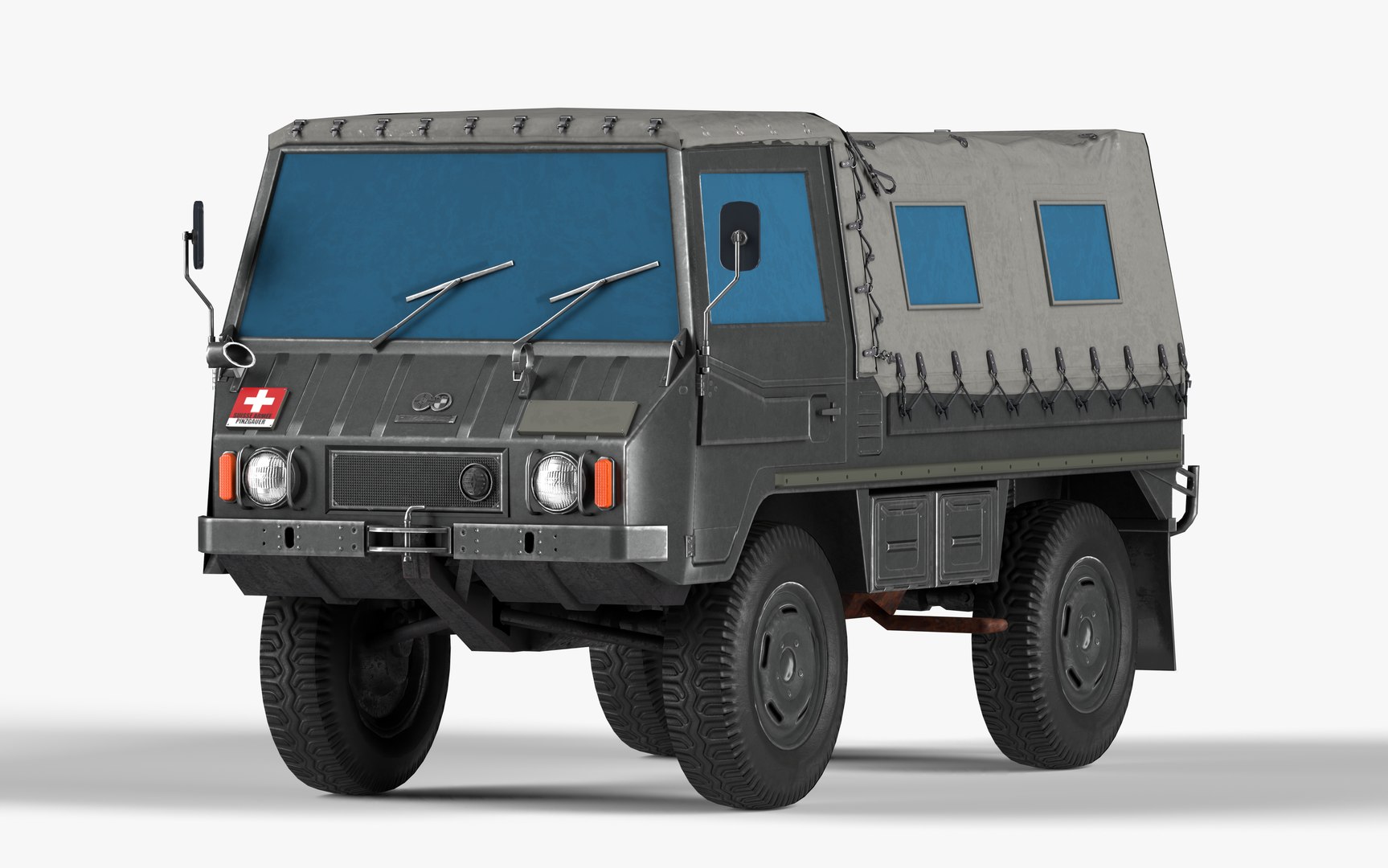 Pinzgauer 4x4 3D model - TurboSquid 2088243