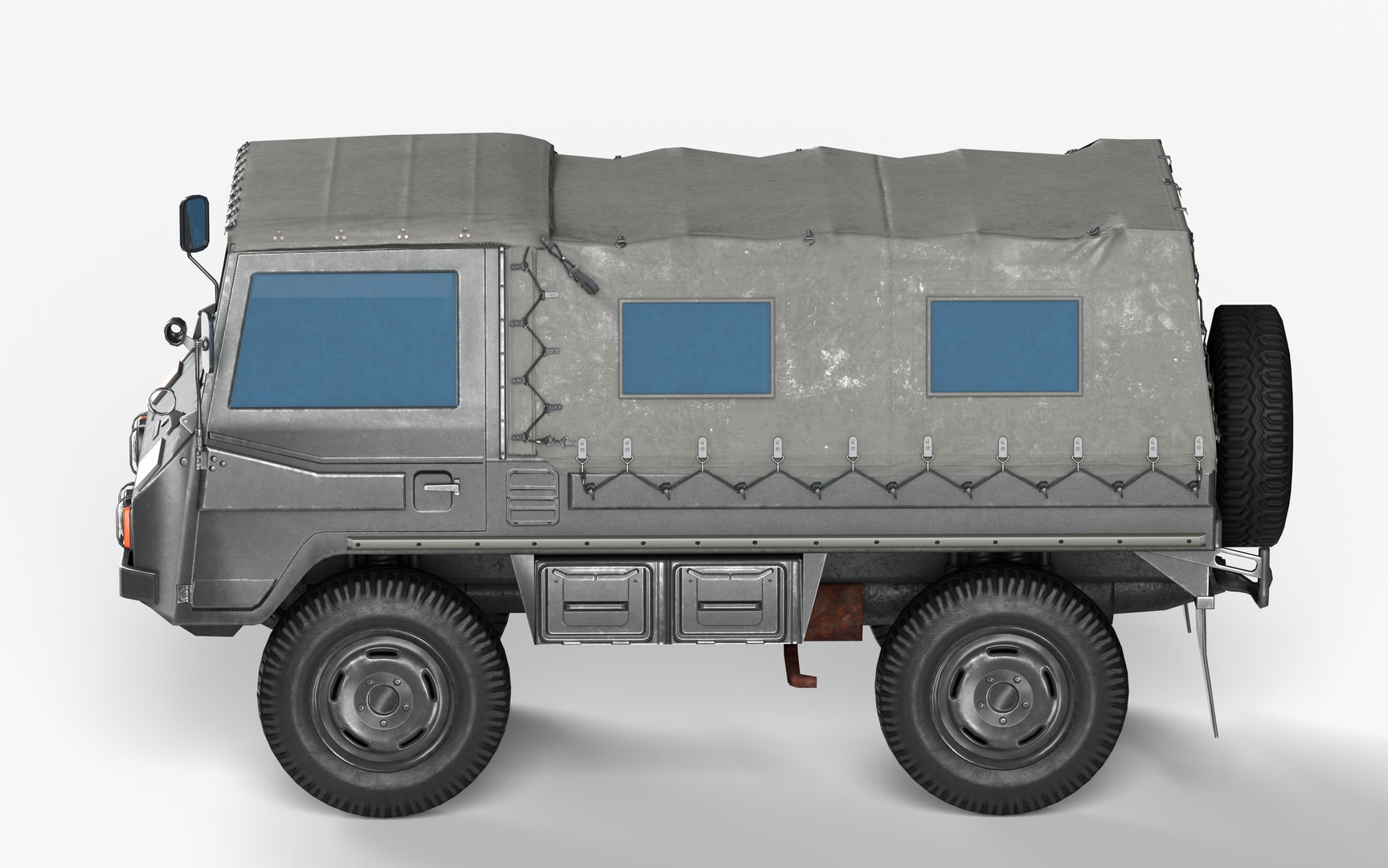 Pinzgauer 4x4 3D Model - TurboSquid 2088243