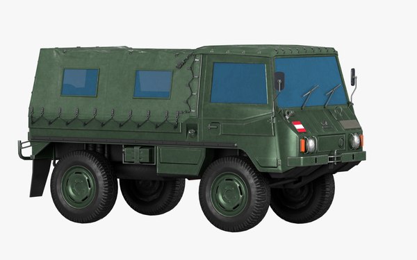 modelo 3d Pinzgauer 4x4 LOD Game Ready Rigged - TurboSquid 2088243