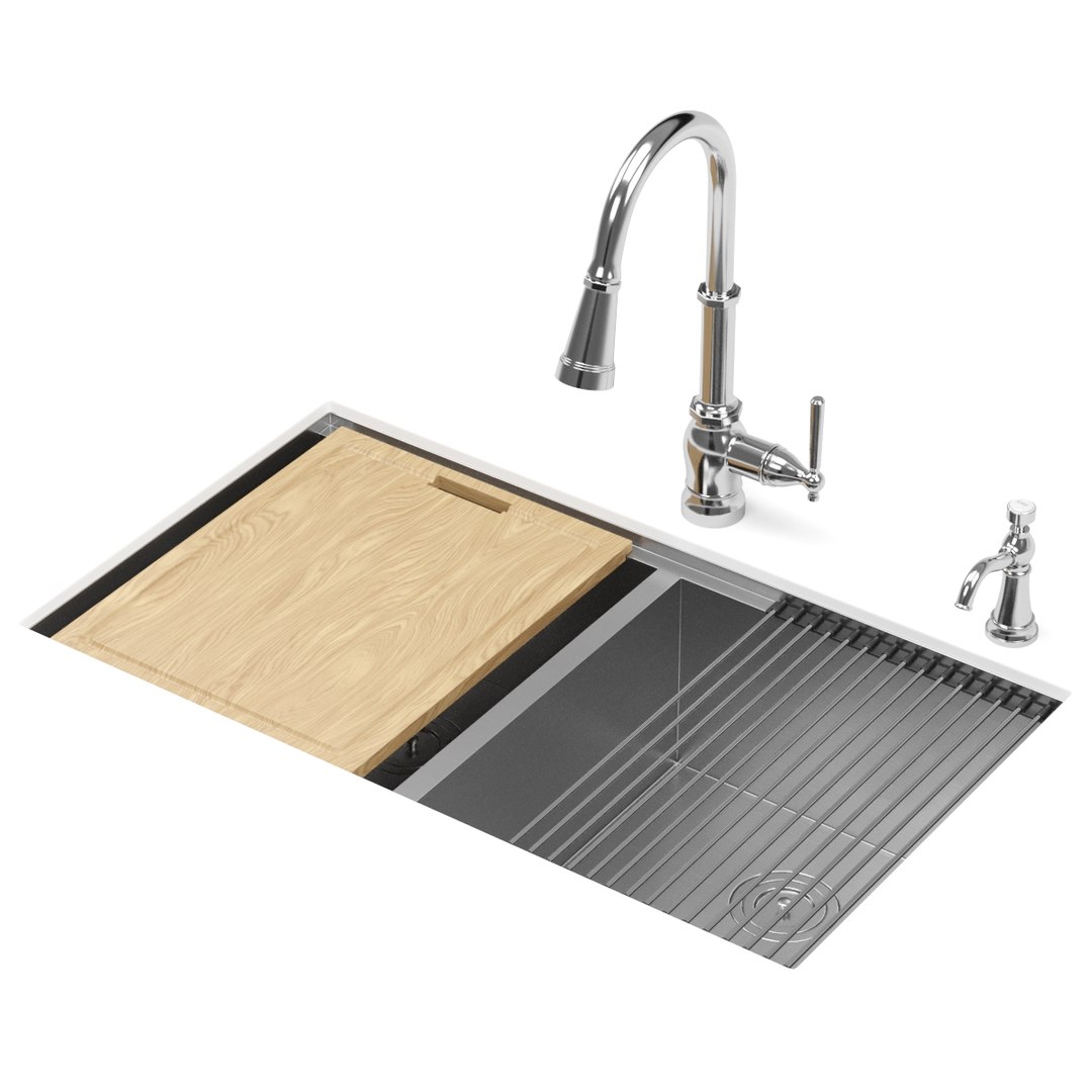 3D MOEN Kitchen Sink Model - TurboSquid 2381595