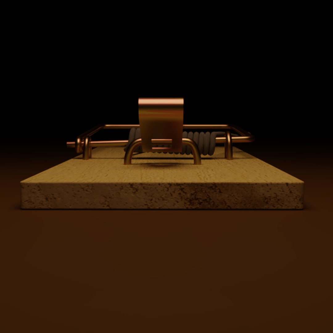 Spring Mouse Trap 3D Model - TurboSquid 1314917