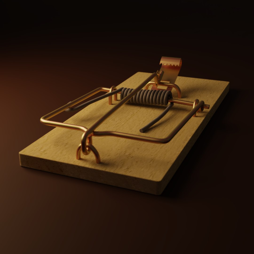 Spring Mouse Trap 3D Model - TurboSquid 1314917