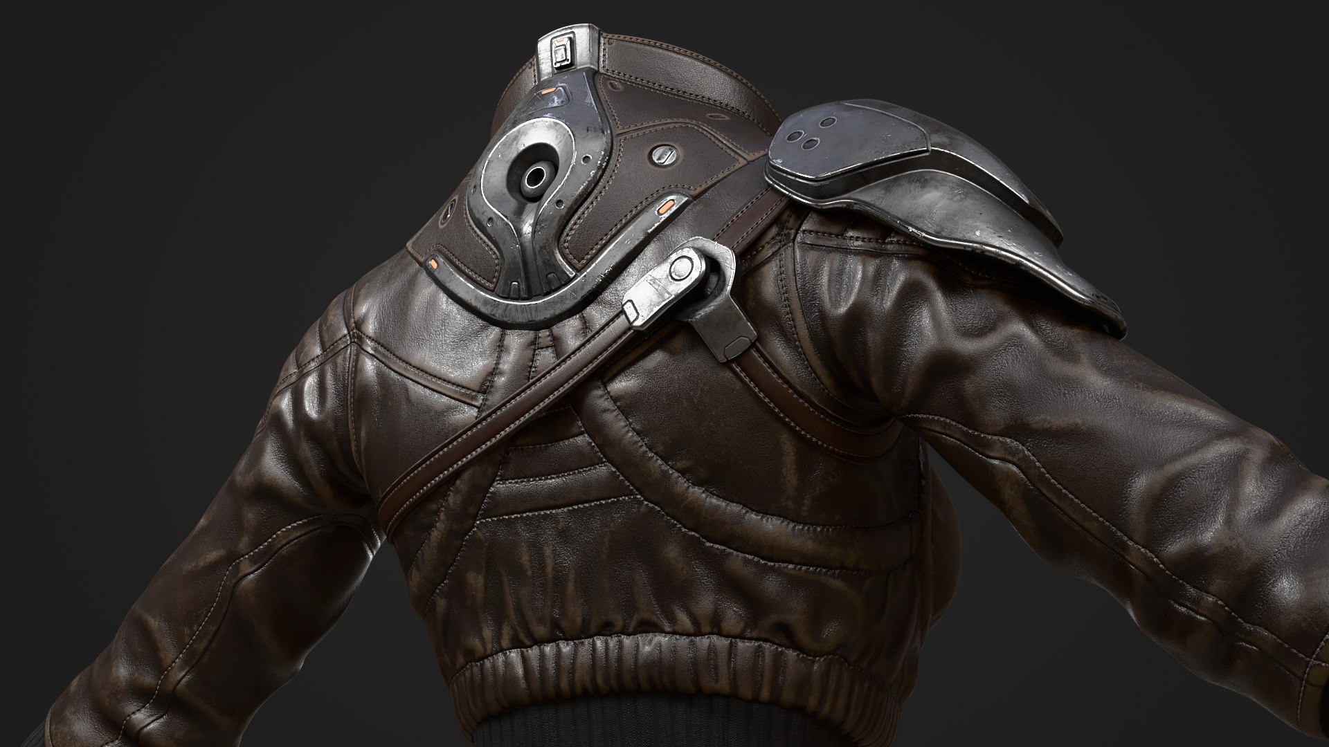 Cyberpunk Jacket Model - TurboSquid 2268442