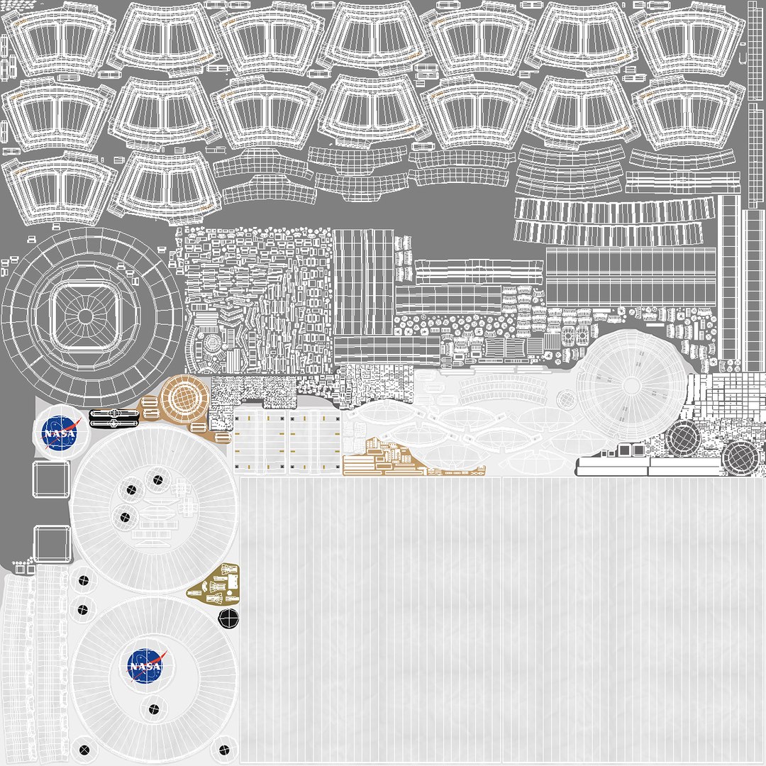 3D iss module destiny model - TurboSquid 1521243