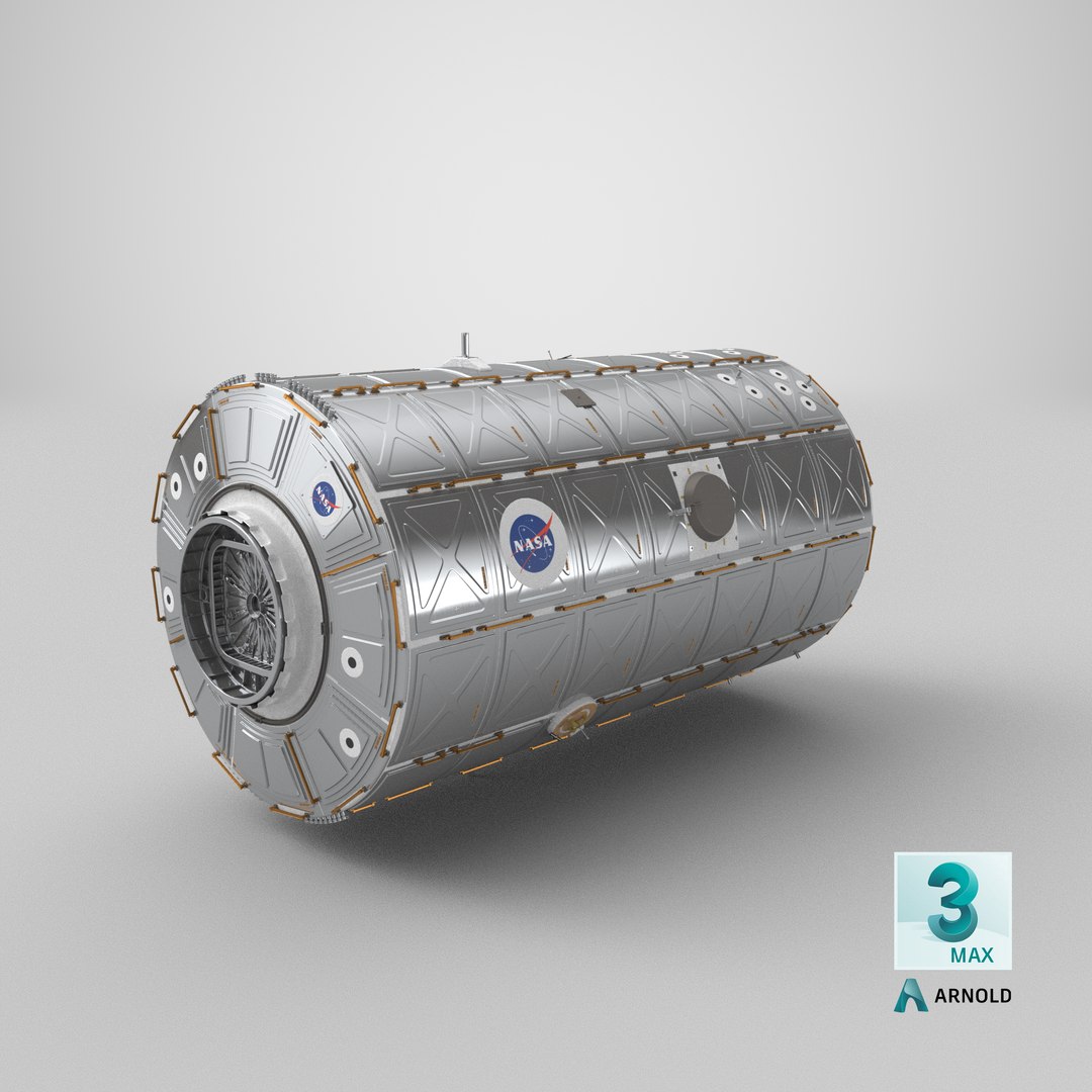 3D Iss Module Destiny Model - TurboSquid 1521243