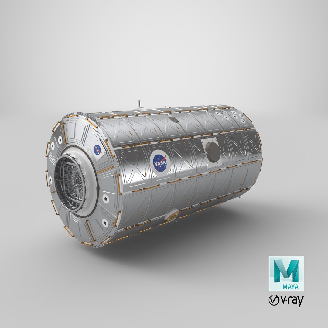 3D Iss Module Destiny Model - TurboSquid 1521243