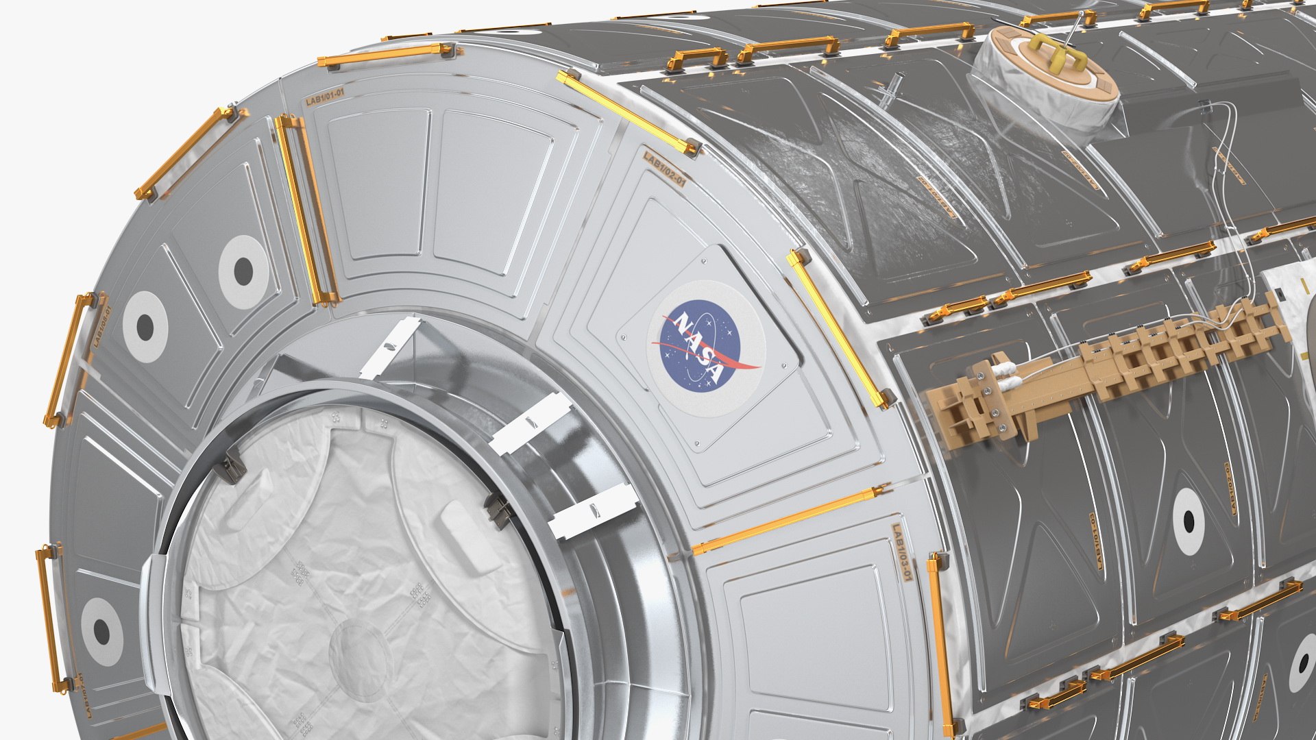 3D iss module destiny model - TurboSquid 1521243