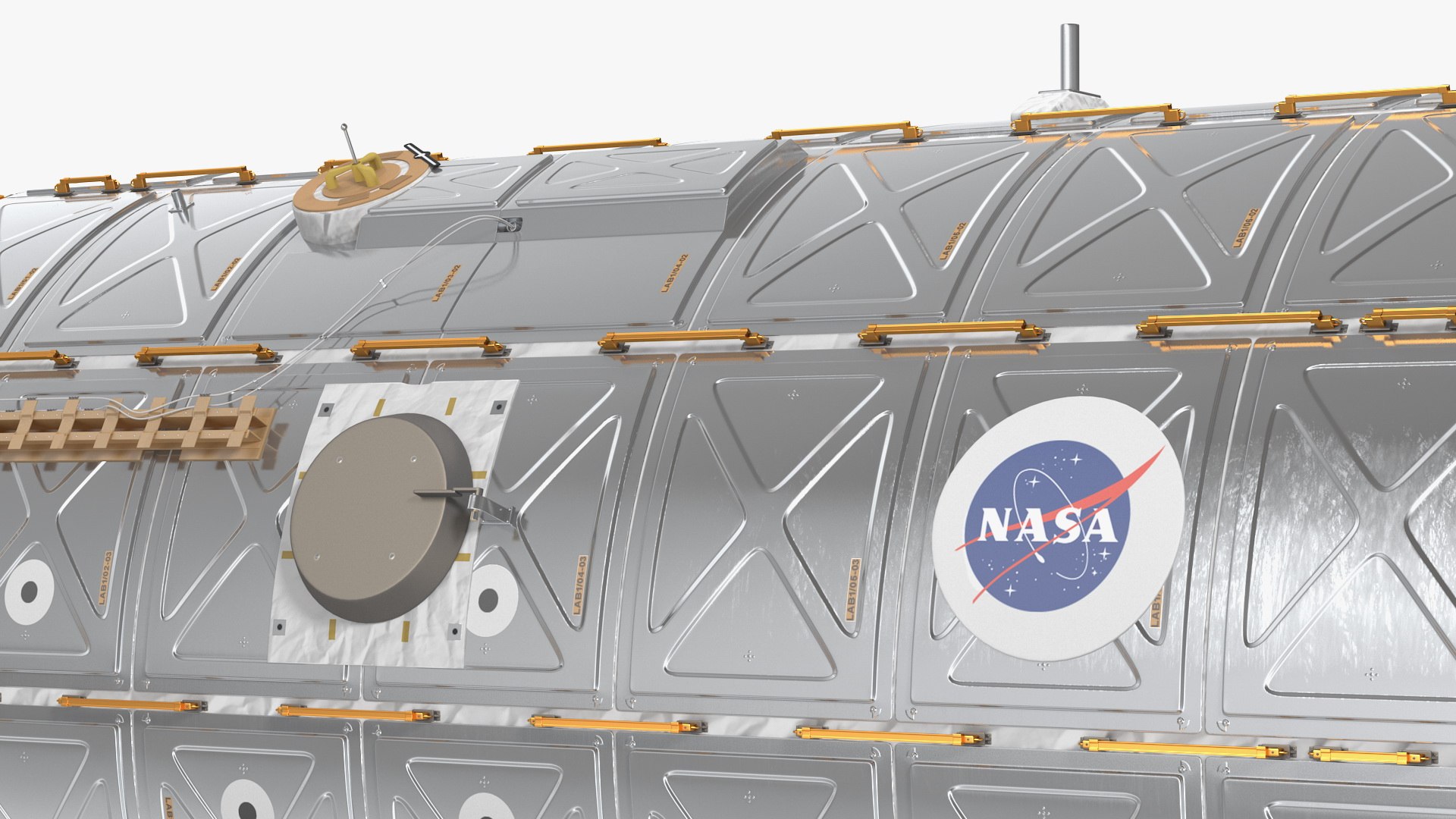 3D iss module destiny model - TurboSquid 1521243
