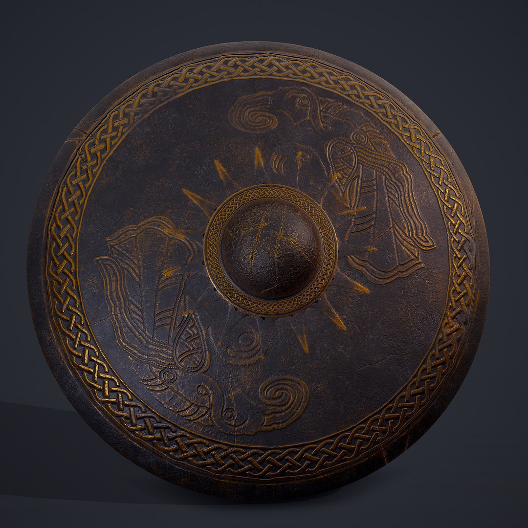 3D viking sun shield - TurboSquid 1623257