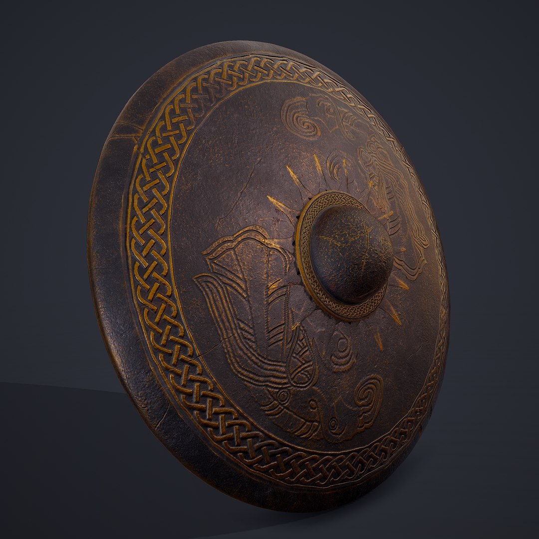 3D viking sun shield - TurboSquid 1623257
