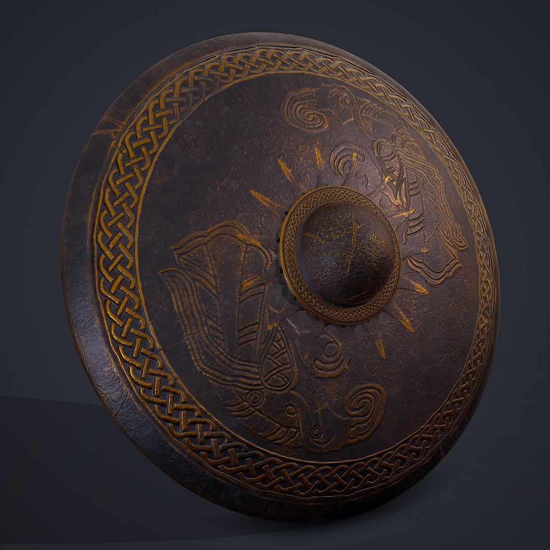 3D viking sun shield - TurboSquid 1623257