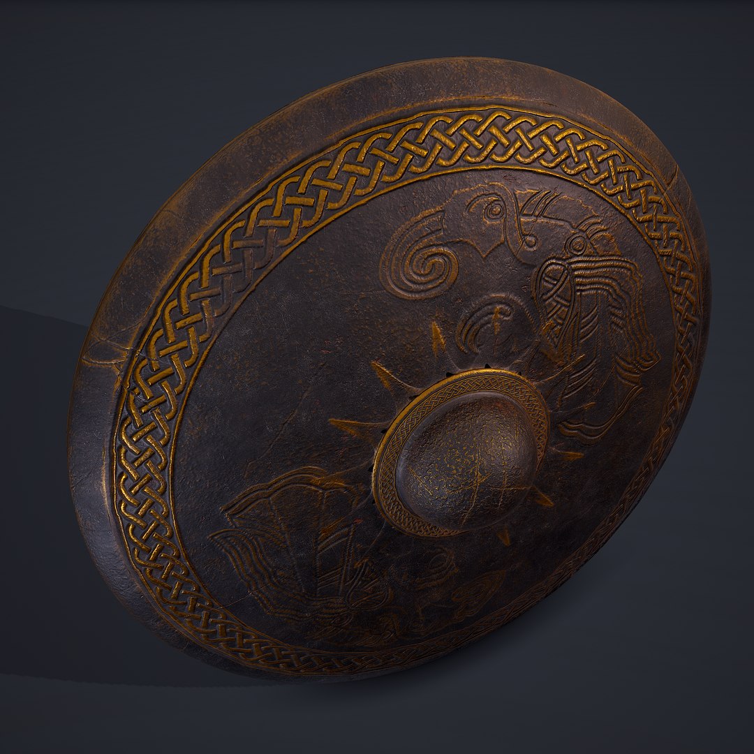 3D viking sun shield - TurboSquid 1623257