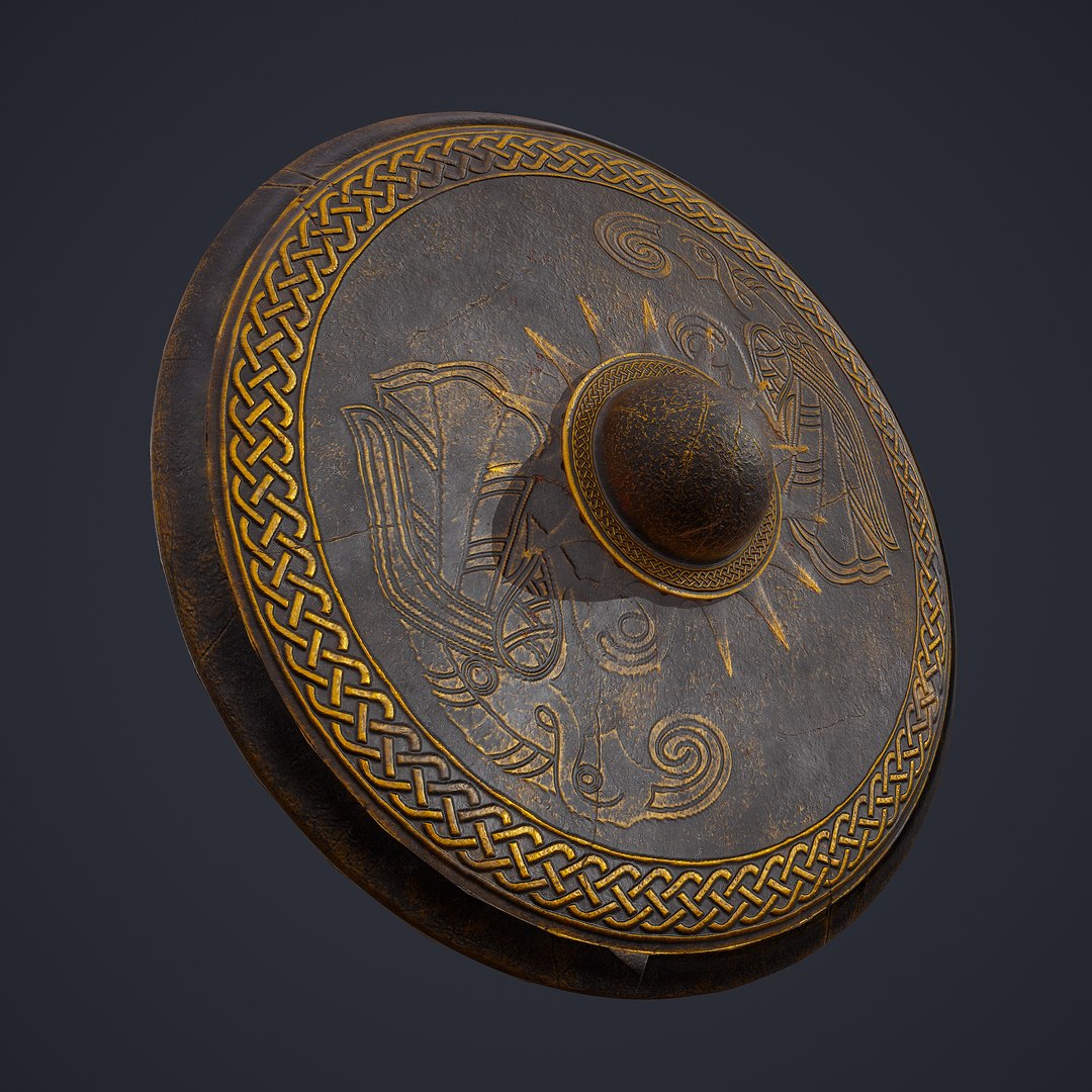 3D viking sun shield - TurboSquid 1623257