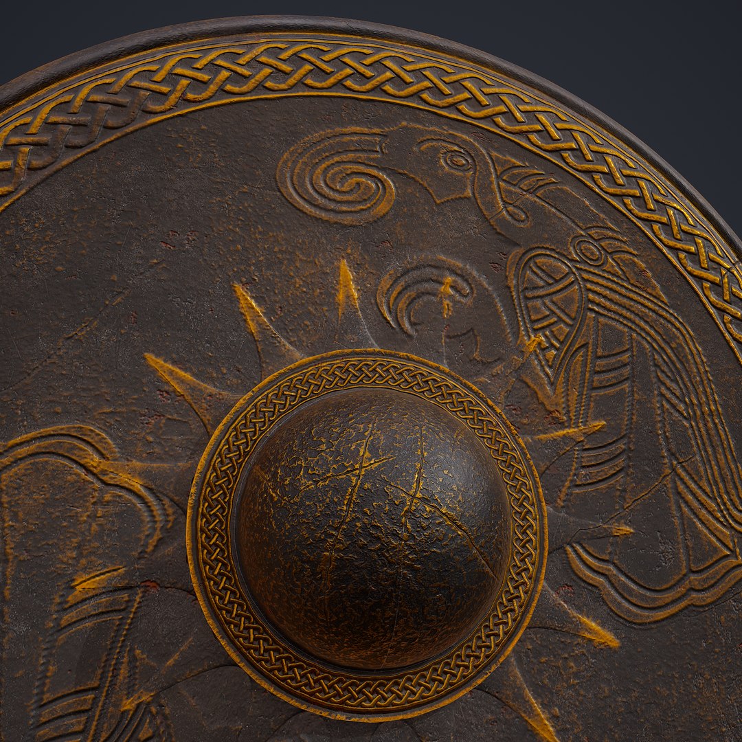 3D viking sun shield - TurboSquid 1623257