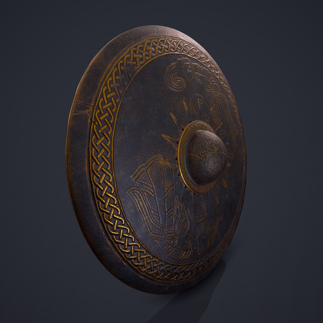 3D viking sun shield - TurboSquid 1623257