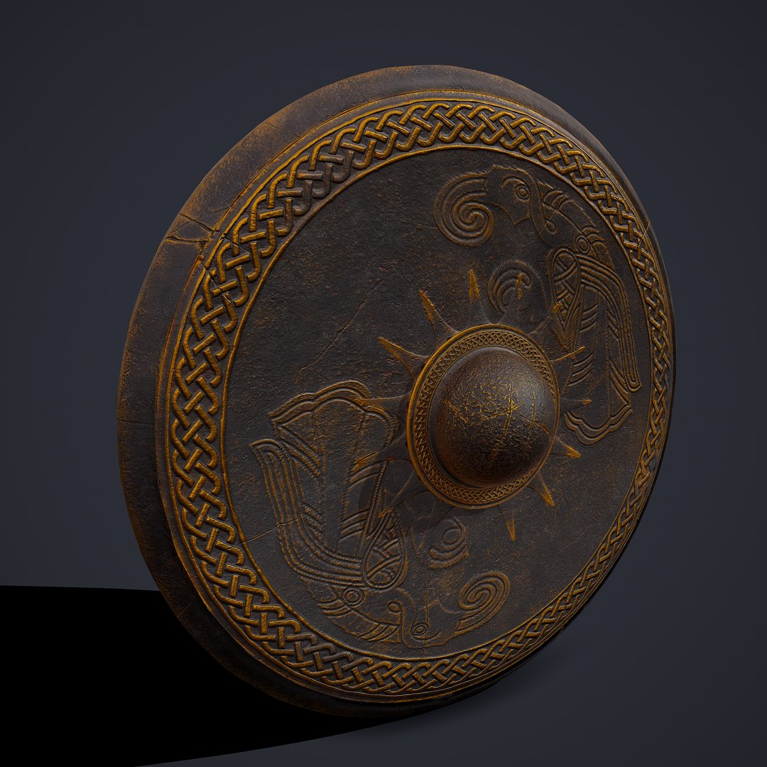 3D viking sun shield - TurboSquid 1623257