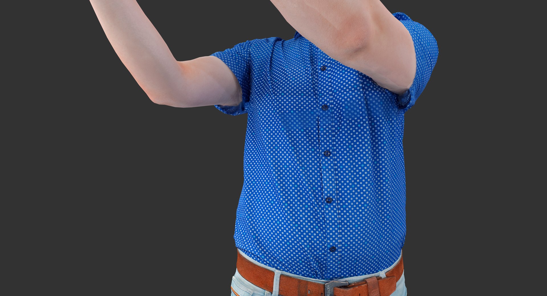 human body 3d max