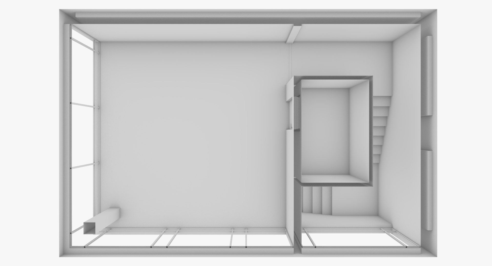 Modern house interior 3D model - TurboSquid 1186314