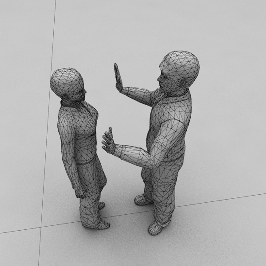 3d model talking humans animation