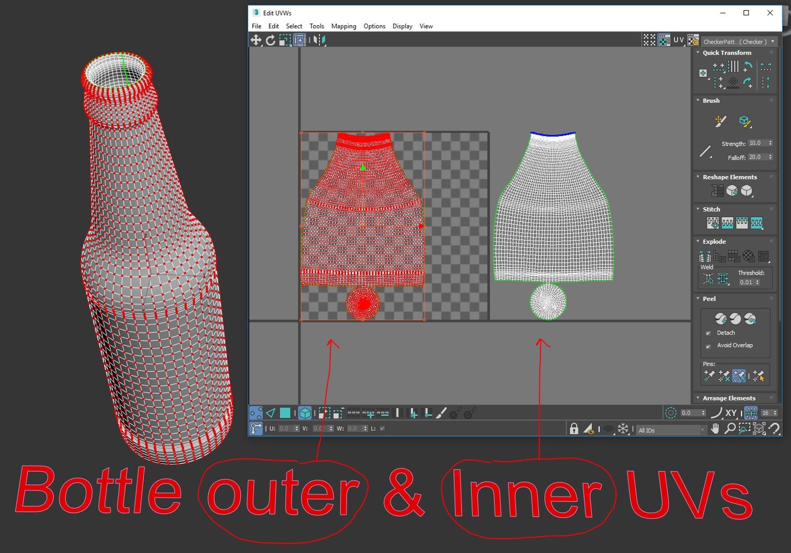 3D Model Dark Beer Octane Bottles - TurboSquid 1415929