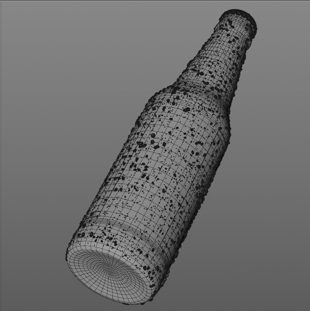 3D model dark beer octane bottles - TurboSquid 1415929