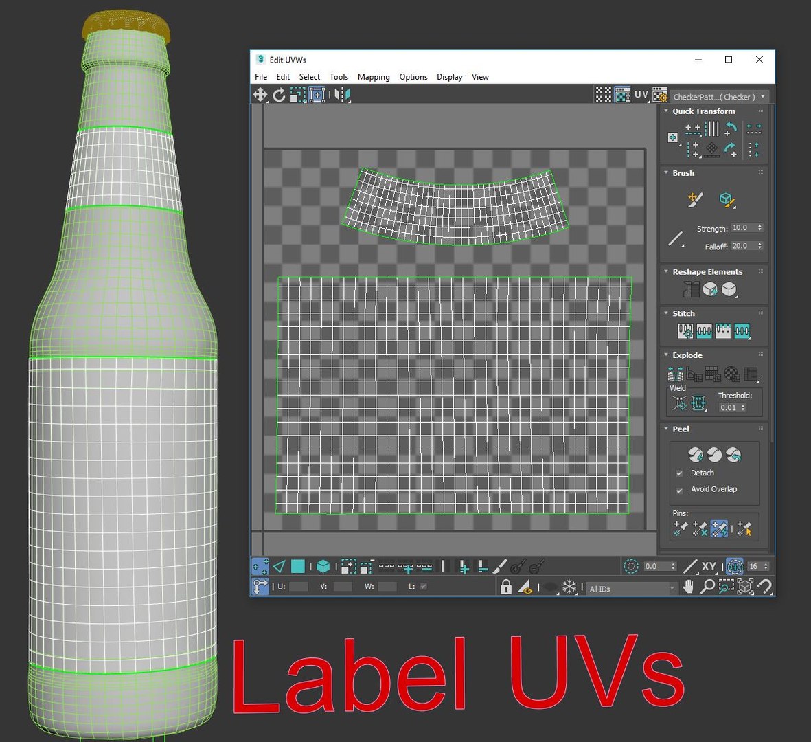 3D Model Dark Beer Octane Bottles - TurboSquid 1415929