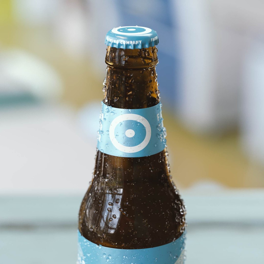 3D Model Dark Beer Octane Bottles - TurboSquid 1415929