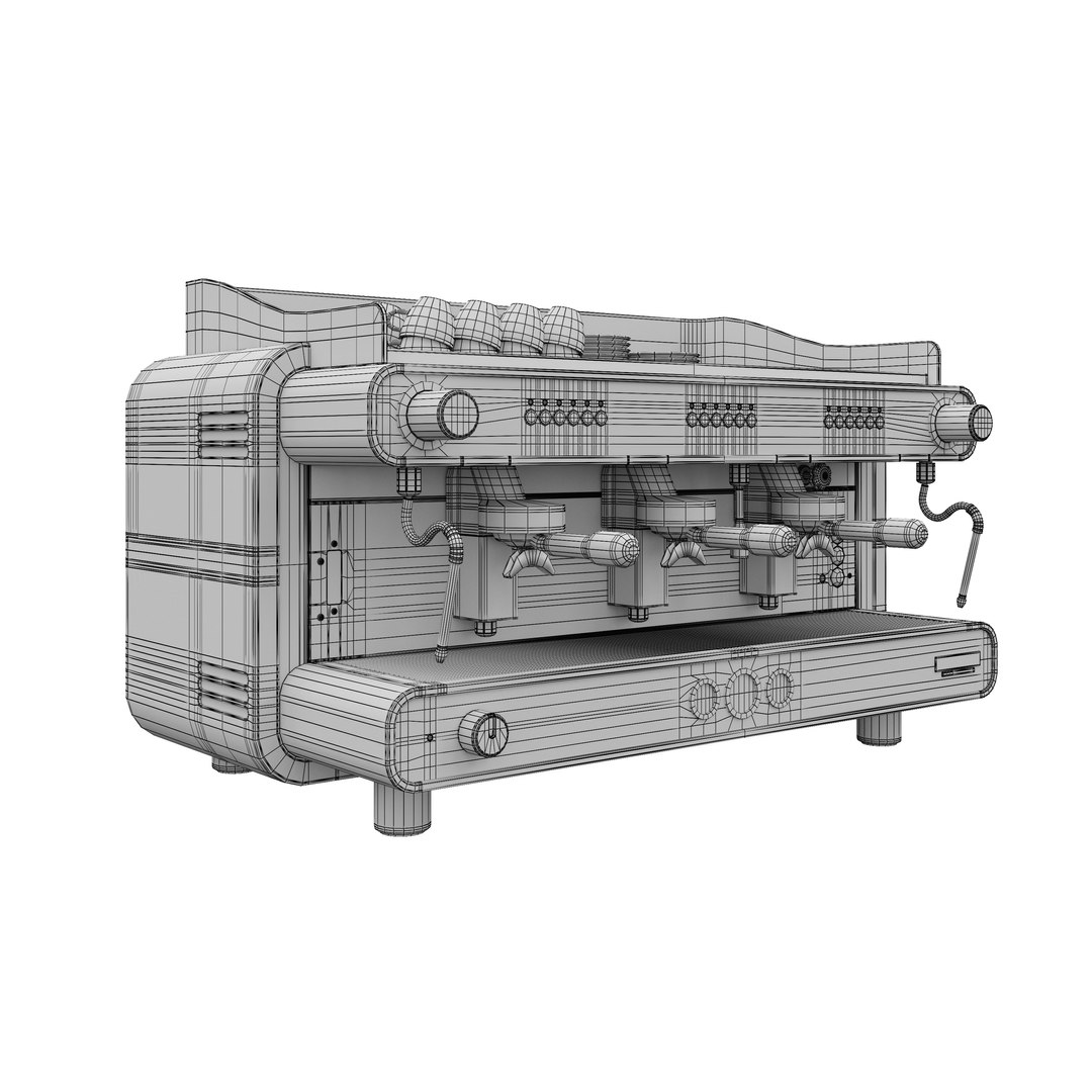 3D Sanremo Torino Coffee Machine Model - TurboSquid 1587415