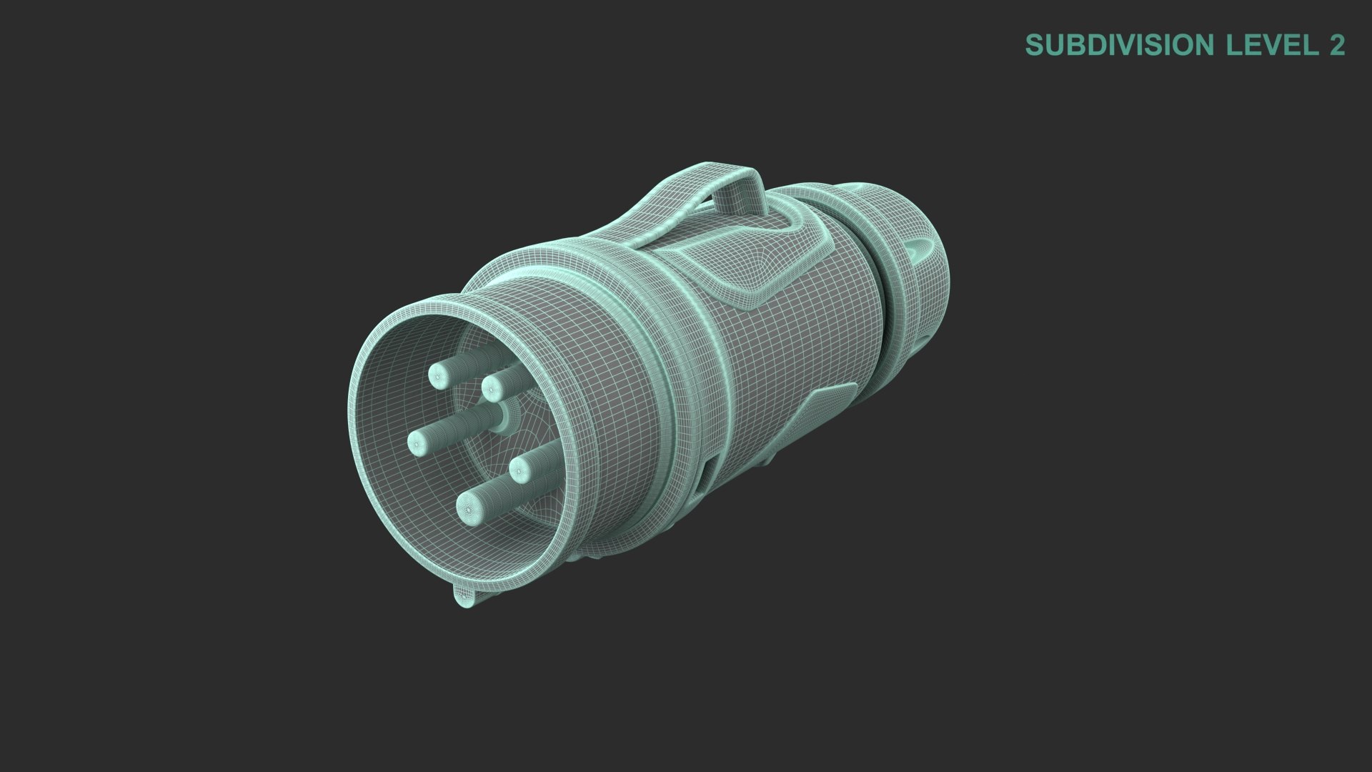 Three Phase Connector 3D Model - TurboSquid 2158799