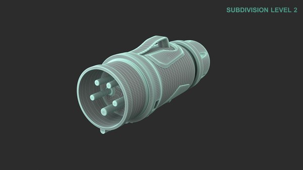modelo 3d Conector trifásico - TurboSquid 2158799