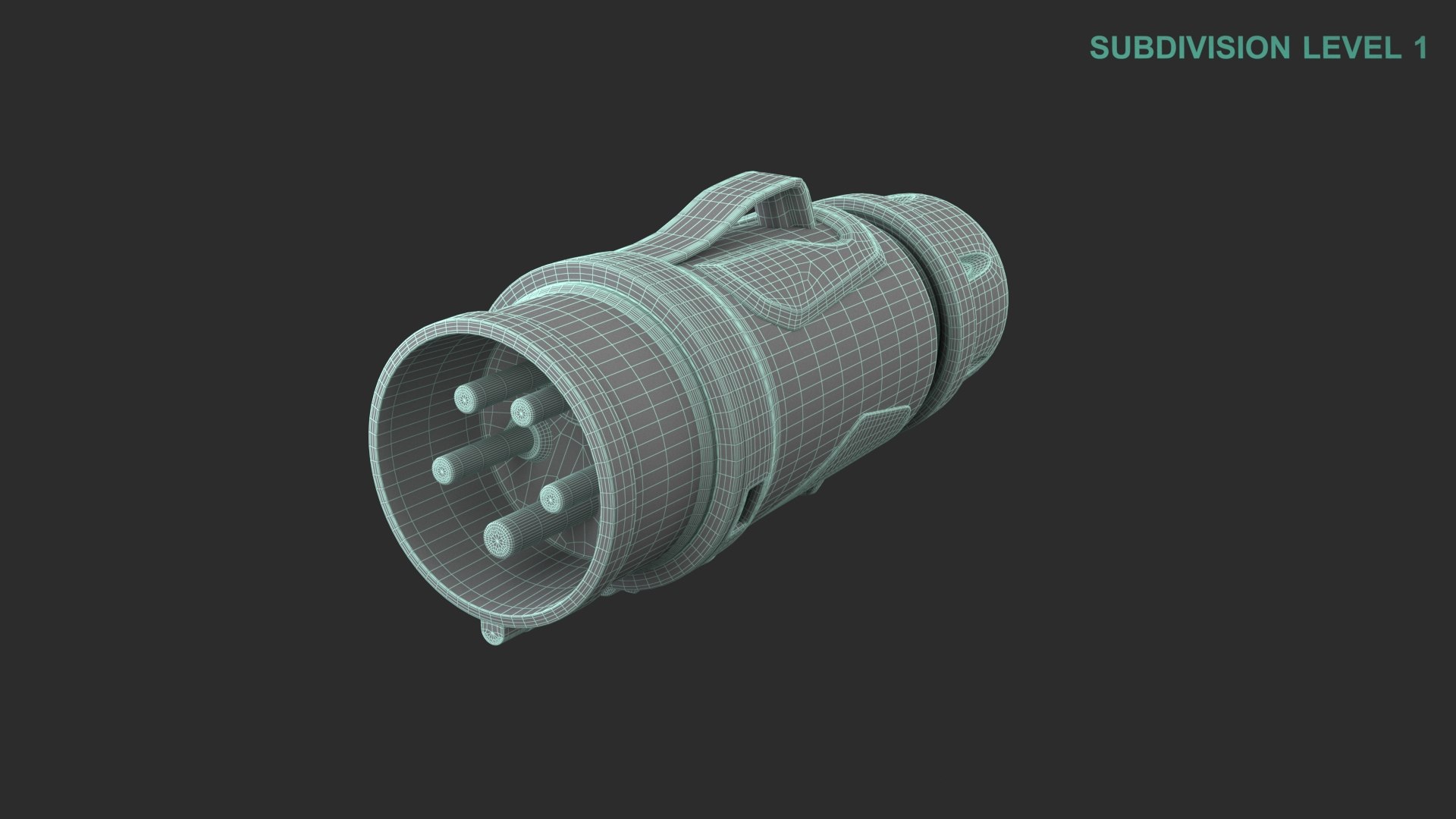 Three Phase Connector 3D Model - TurboSquid 2158799