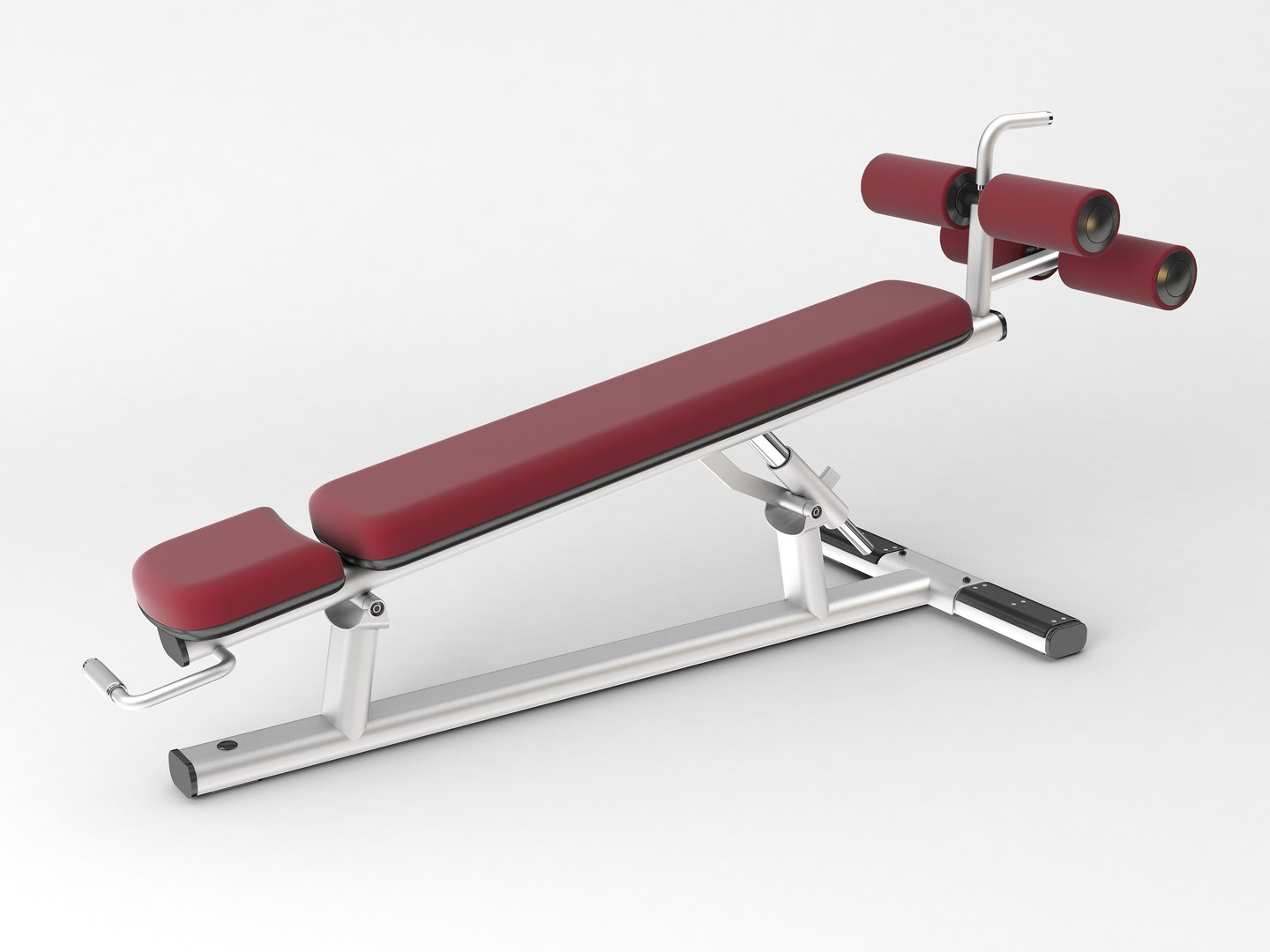 3d Decline Bench Model