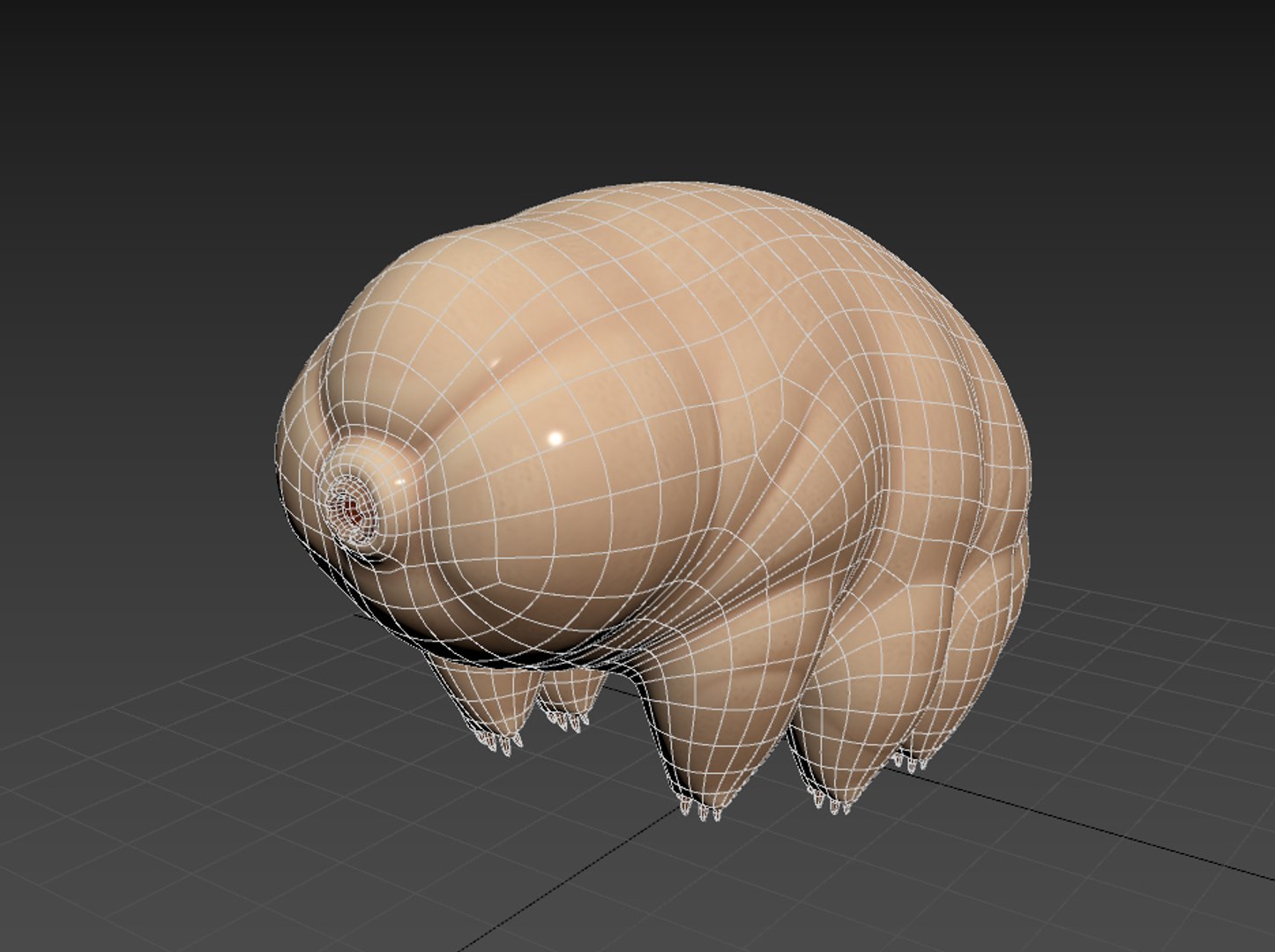 Tardigrade Character Cartoon 3D Model - TurboSquid 1497639