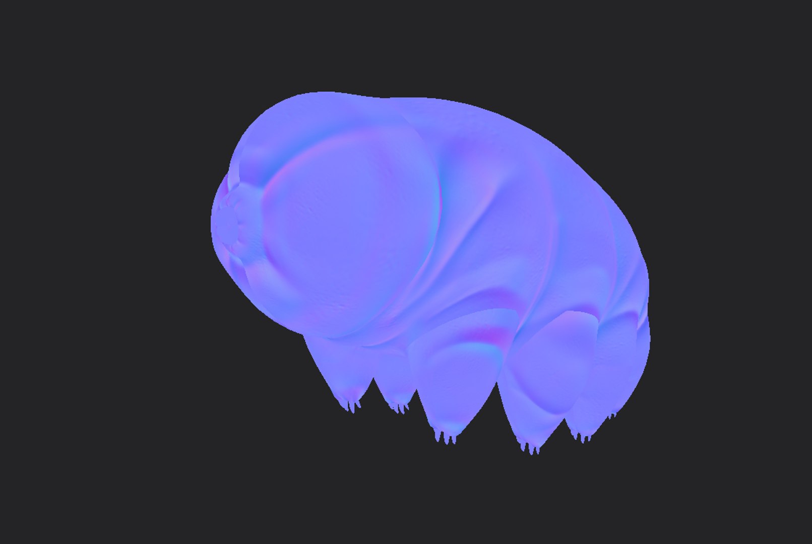 Tardigrade Character Cartoon 3D Model - TurboSquid 1497639