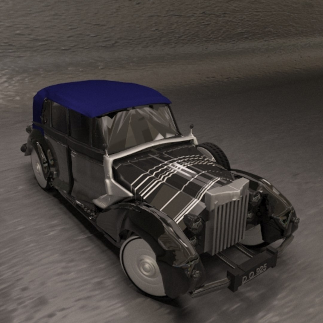 Antique Car Model - TurboSquid 1800104