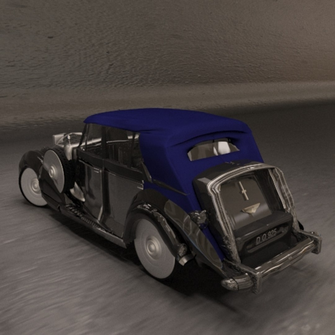 Antique car model - TurboSquid 1800104