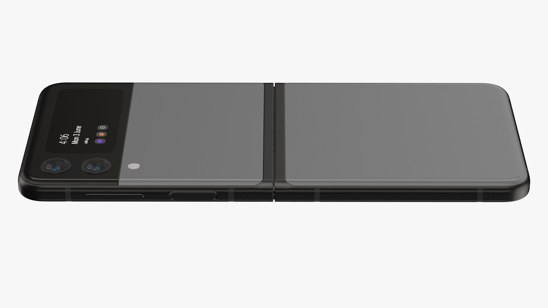 Samsung Galaxy Z Flip 3 Gray 3D - TurboSquid 1773183