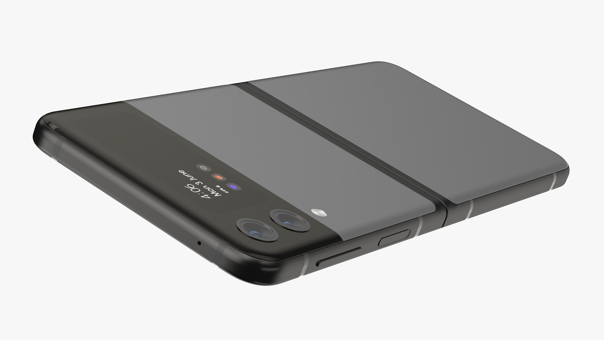 Samsung Galaxy Z Flip 3 Gray 3D - TurboSquid 1773183