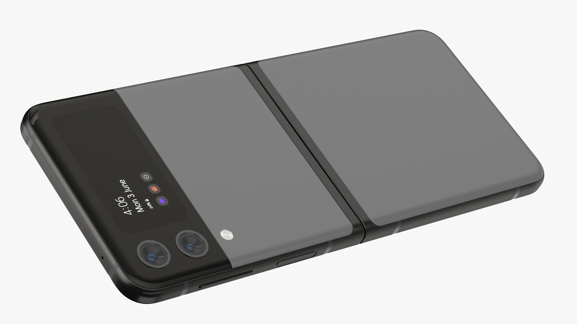 Samsung Galaxy Z Flip 3 Gray 3D - TurboSquid 1773183