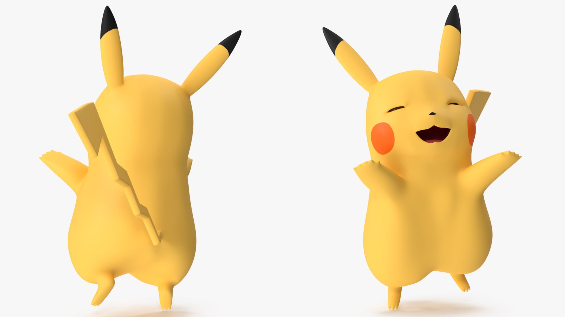 Pikachu Happy Pose 3D Model - TurboSquid 2077025