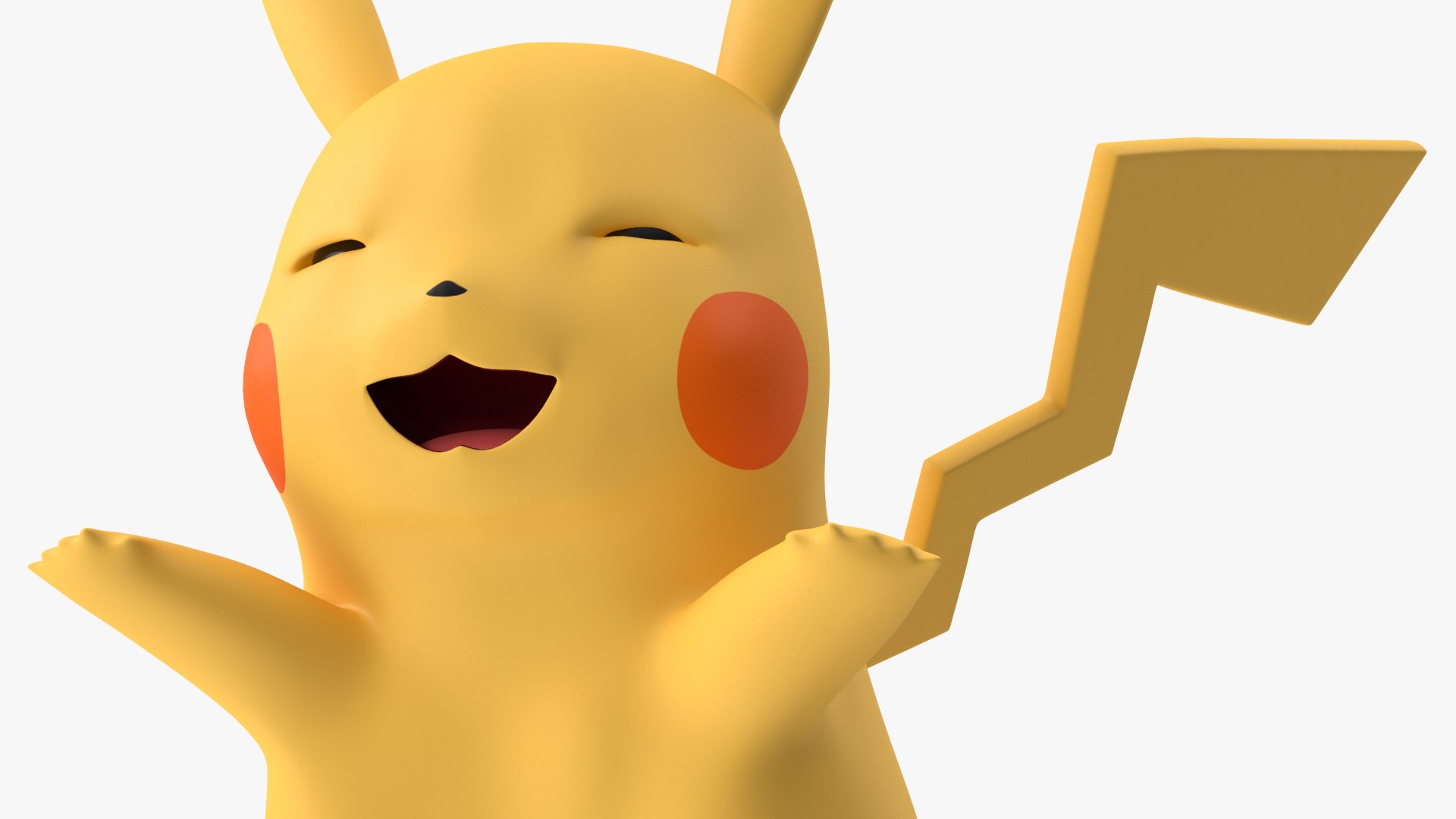 Pikachu Happy Pose 3D Model - TurboSquid 2077025