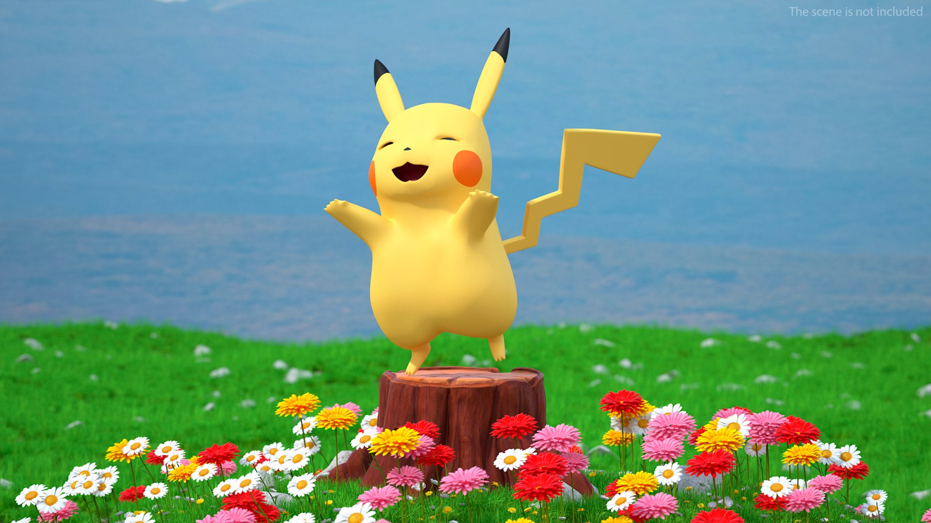Pikachu Happy Pose 3D Model - TurboSquid 2077025