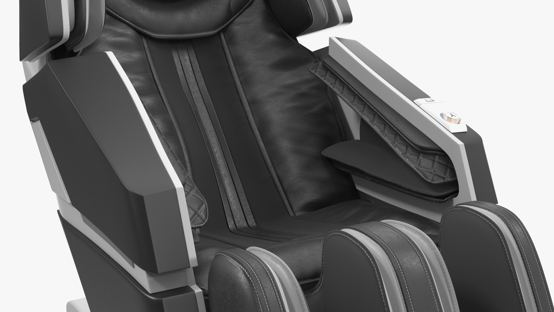 3D Black Massager Chair model - TurboSquid 2089644